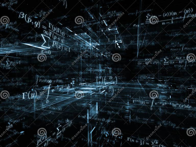 Mathematics Backdrop stock illustration. Illustration of grid - 35107468