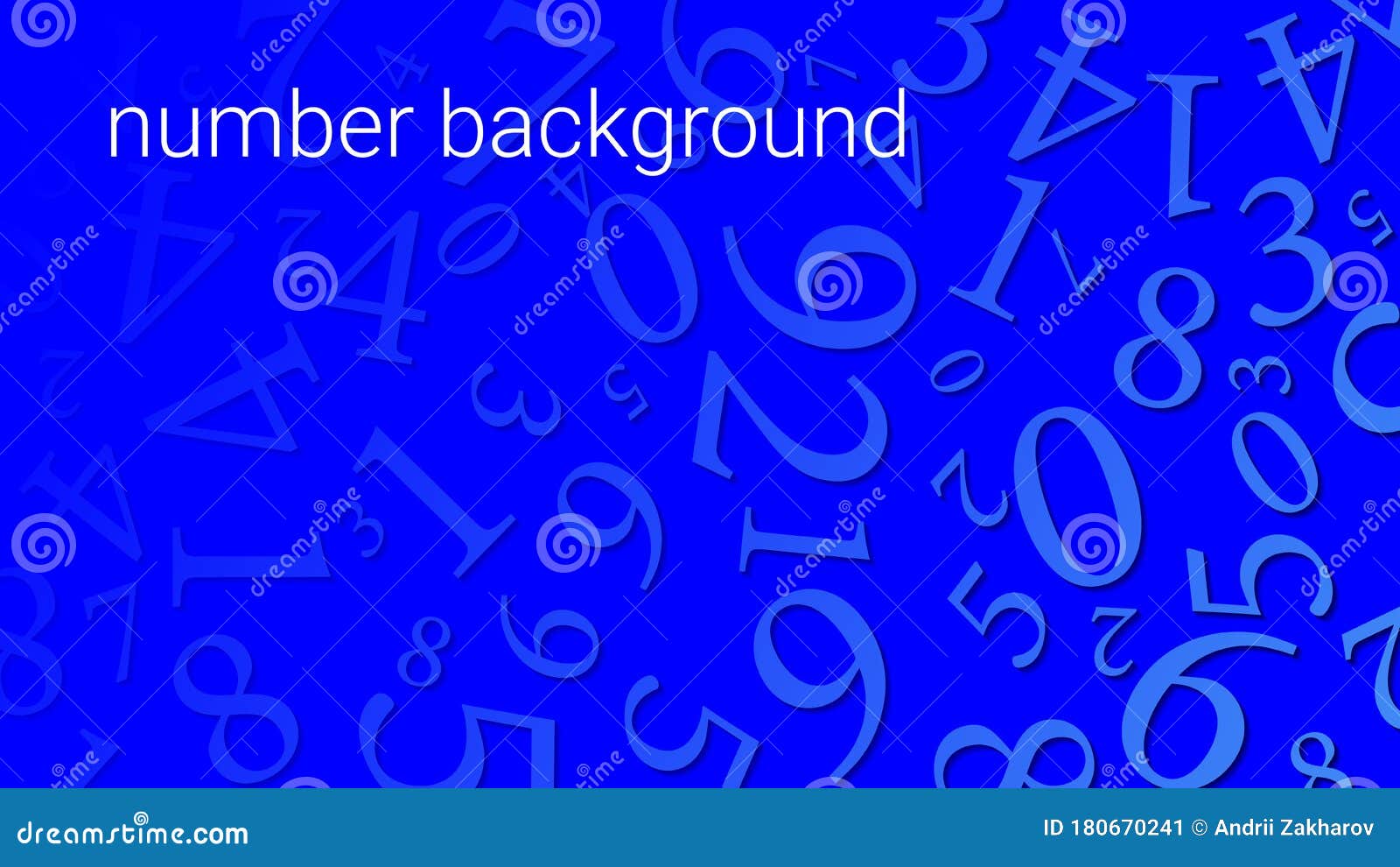 Mathematics Background - Different Numbers In Random Pattern With Copy ...