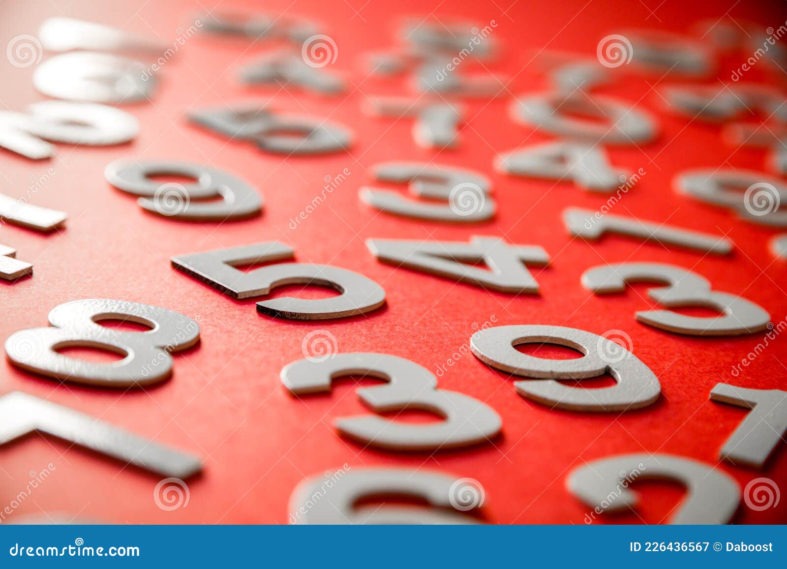Mathematics Background Made with Solid Numbers Stock Image - Image of ...