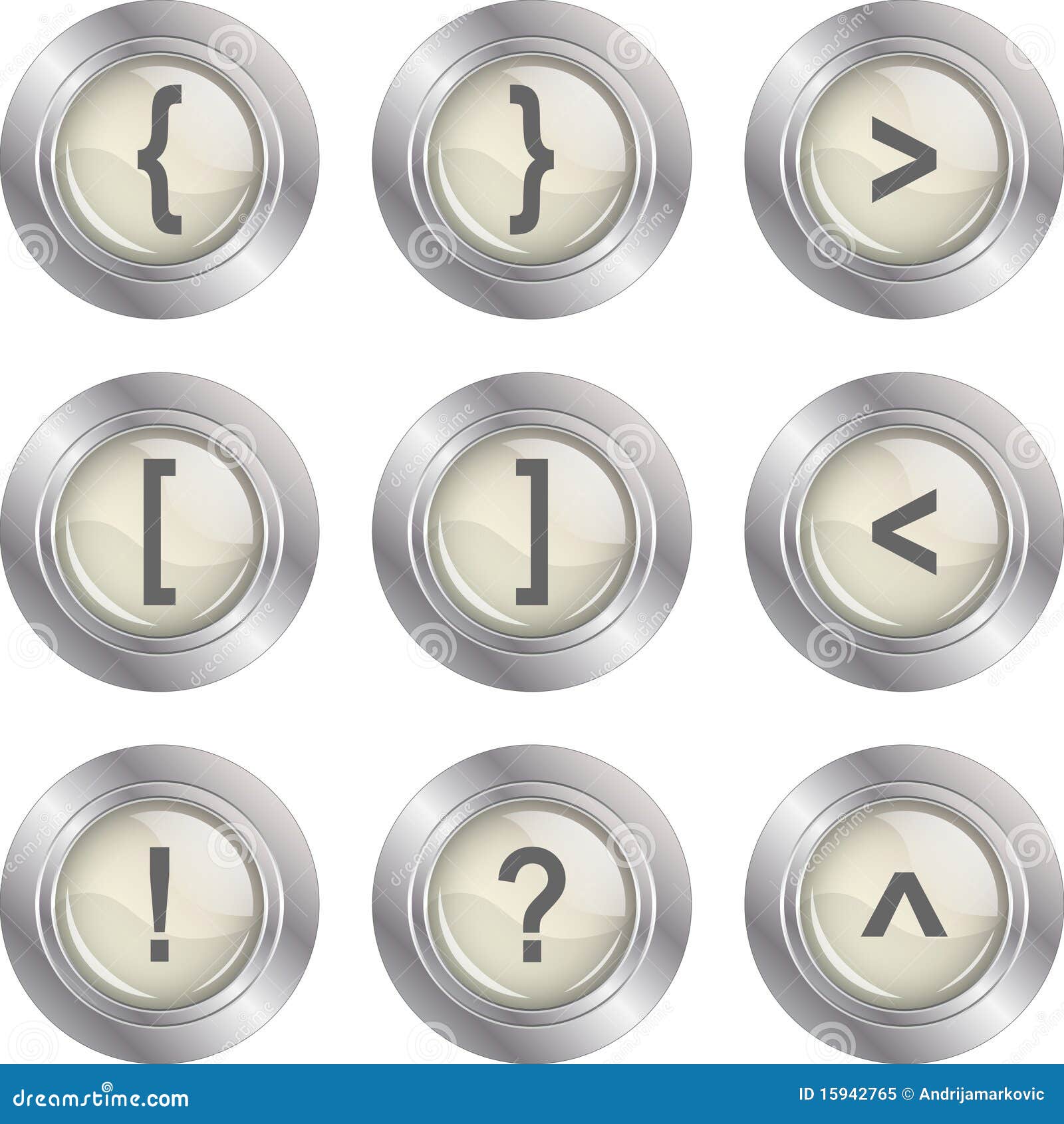 Mathematics buttons stock vector. Illustration of mathematic - 15942765