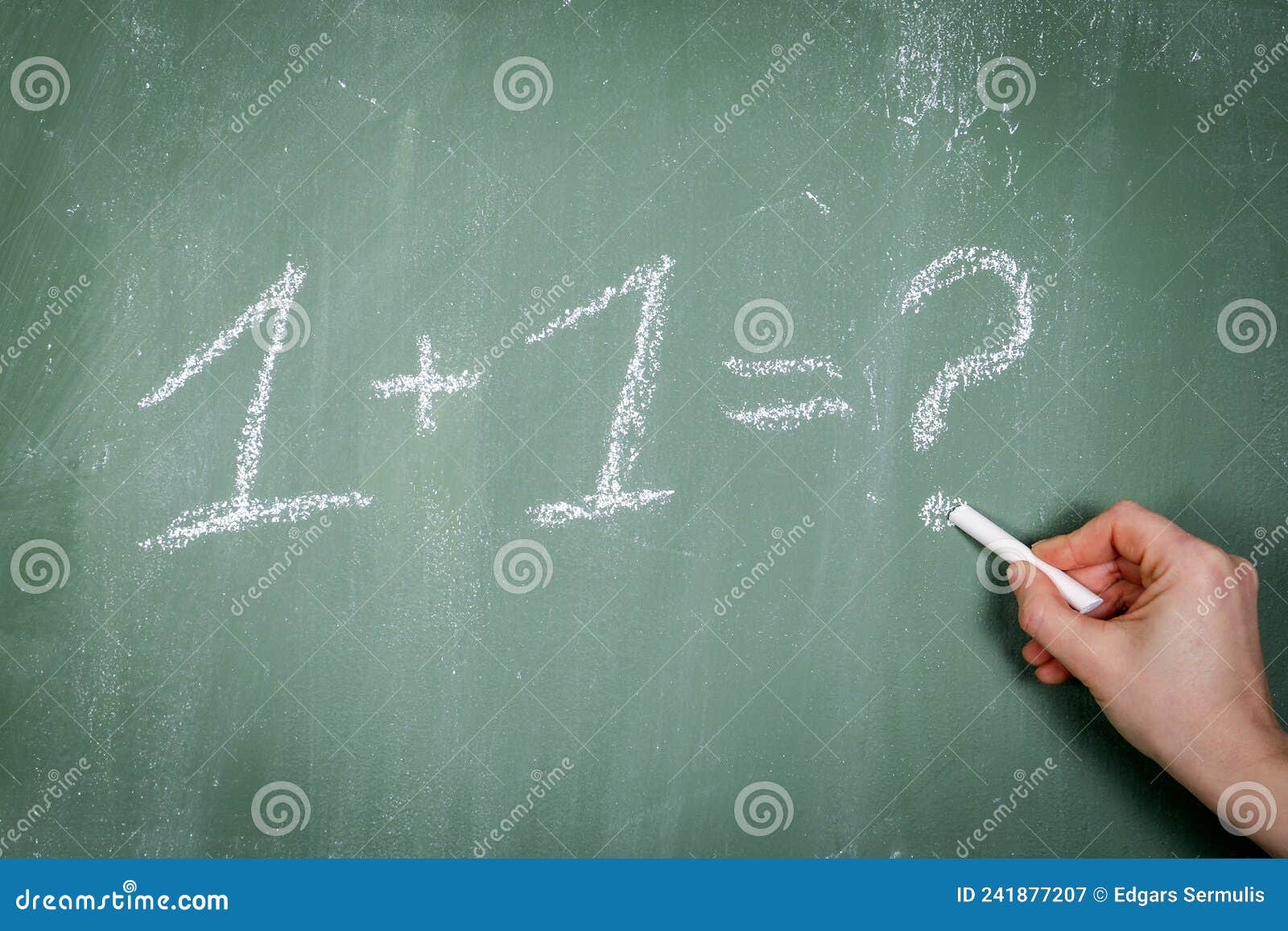 Mathematics, Calculation and Skills Concept. Question Mark Stock Image ...