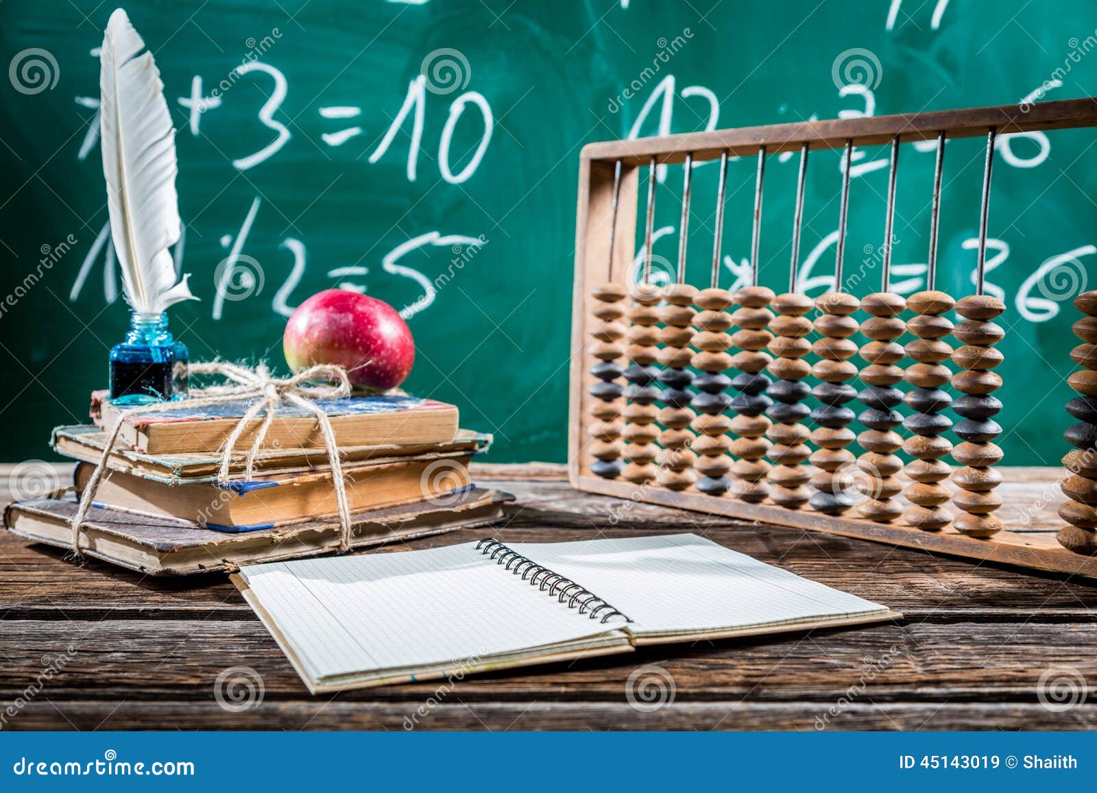Mathematics Classes in Primary School Stock Image - Image of chalk ...