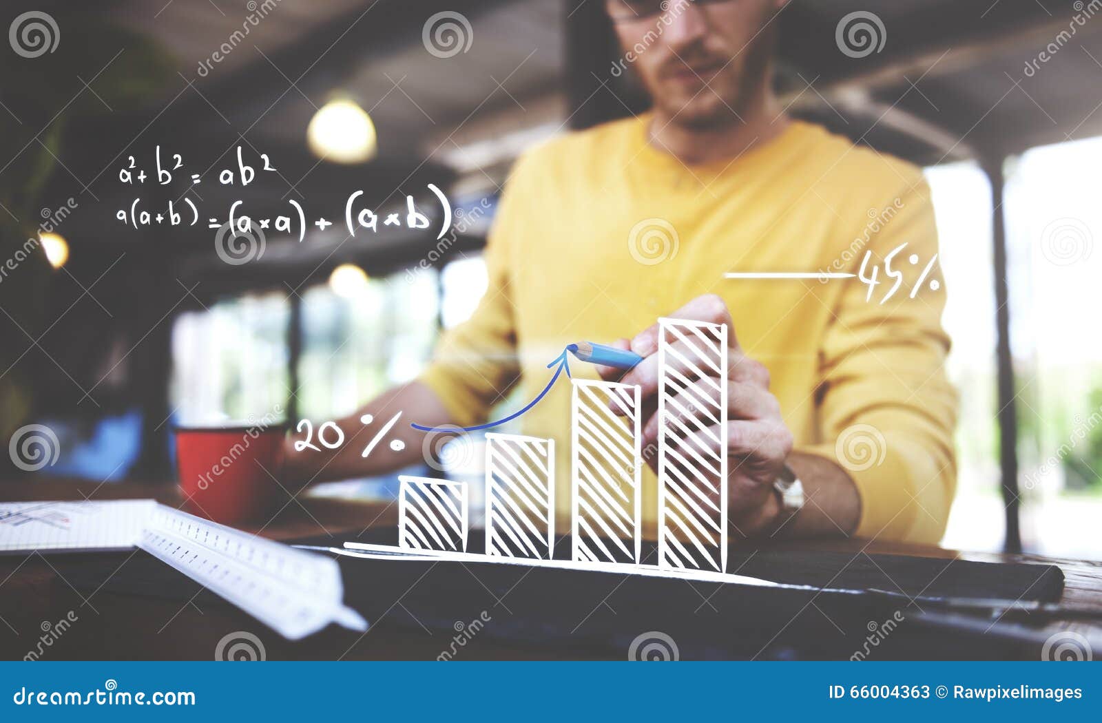 Computation Concept Illustration On Back To School Banner With ...