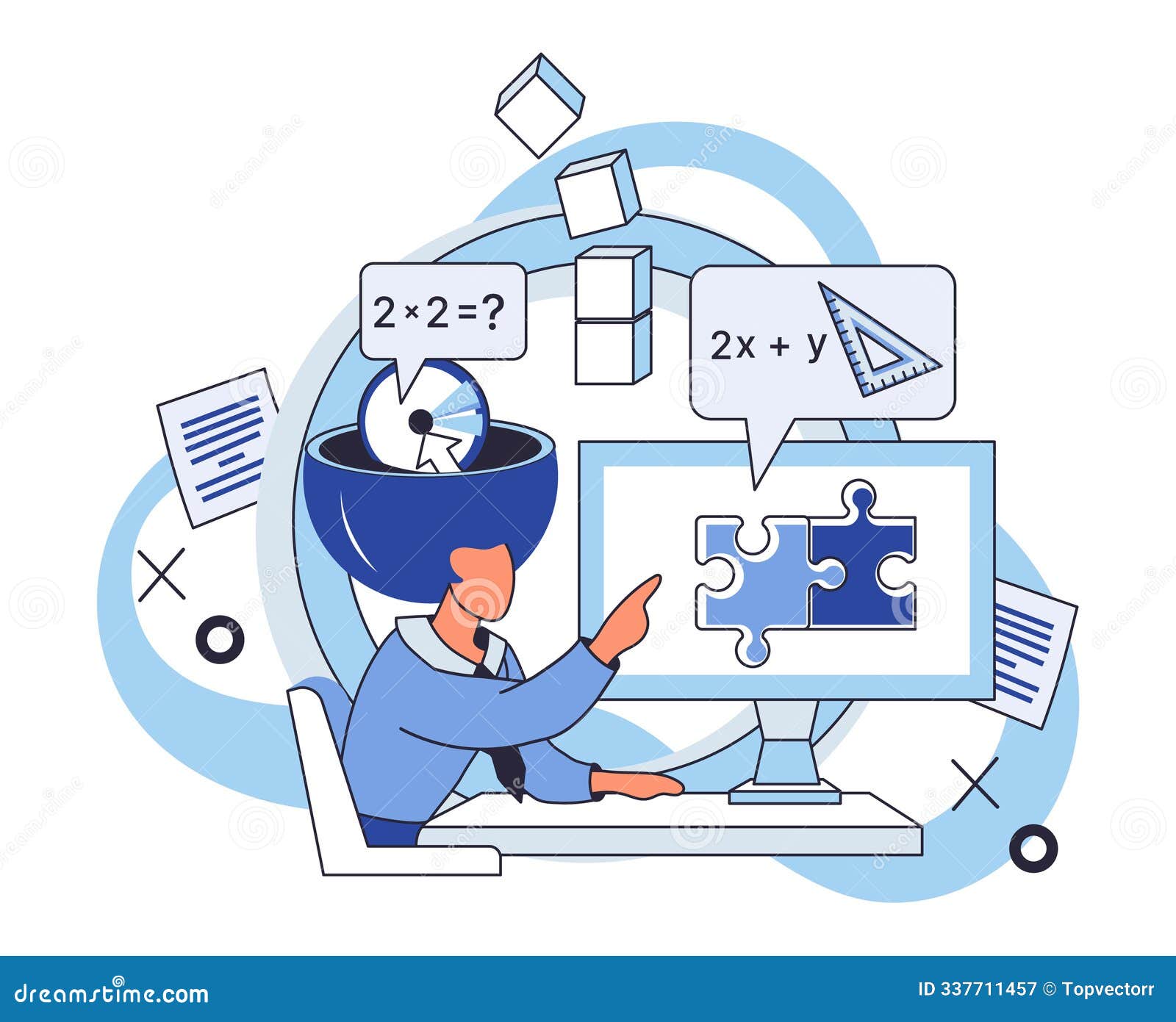 Mathematics. the Concept Mathematics is Vast Ocean Knowledge, Waiting ...