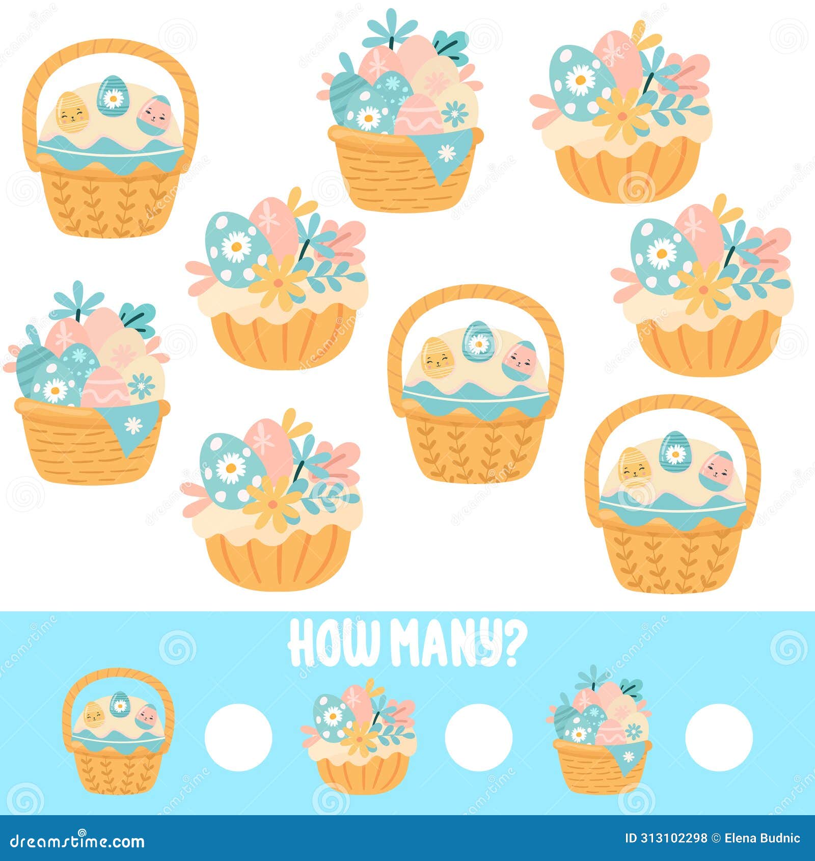 Mathematics Educational Children Game. Study Counting, Numbers ...