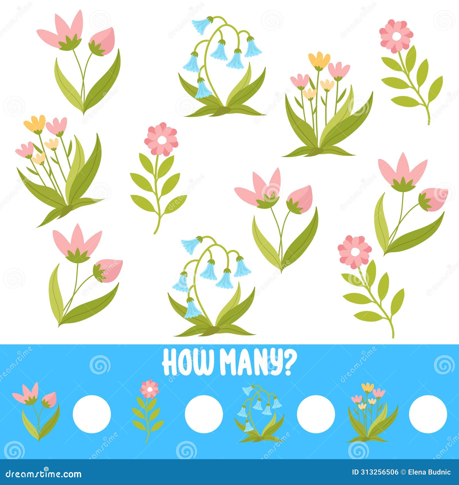 Mathematics Educational Children Game. Study Counting, Numbers ...