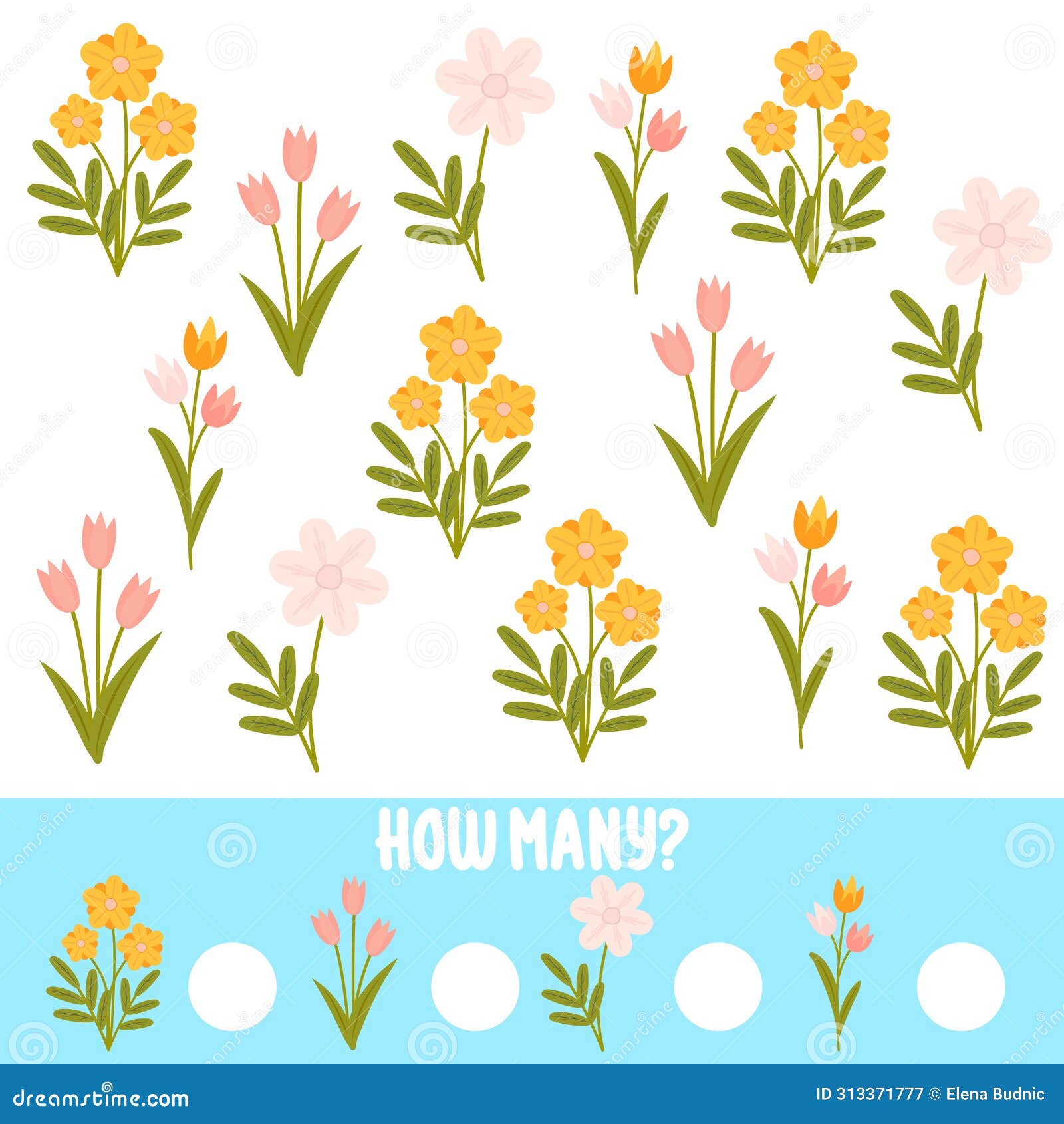 Mathematics Educational Children Game. Study Counting, Numbers ...