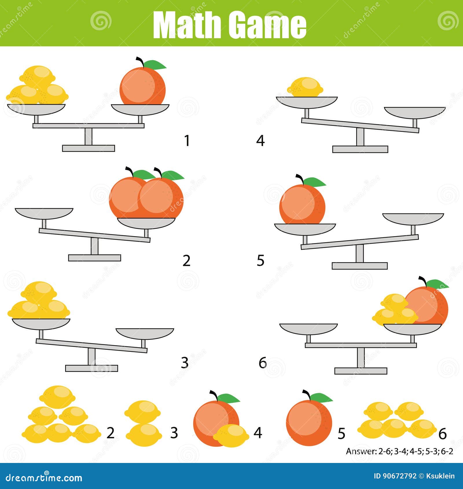 Mathematics Educational Game For Children. Balance The Scale Vector ... Mathematics Educational Game For Children. Balance The Scale Vector ...