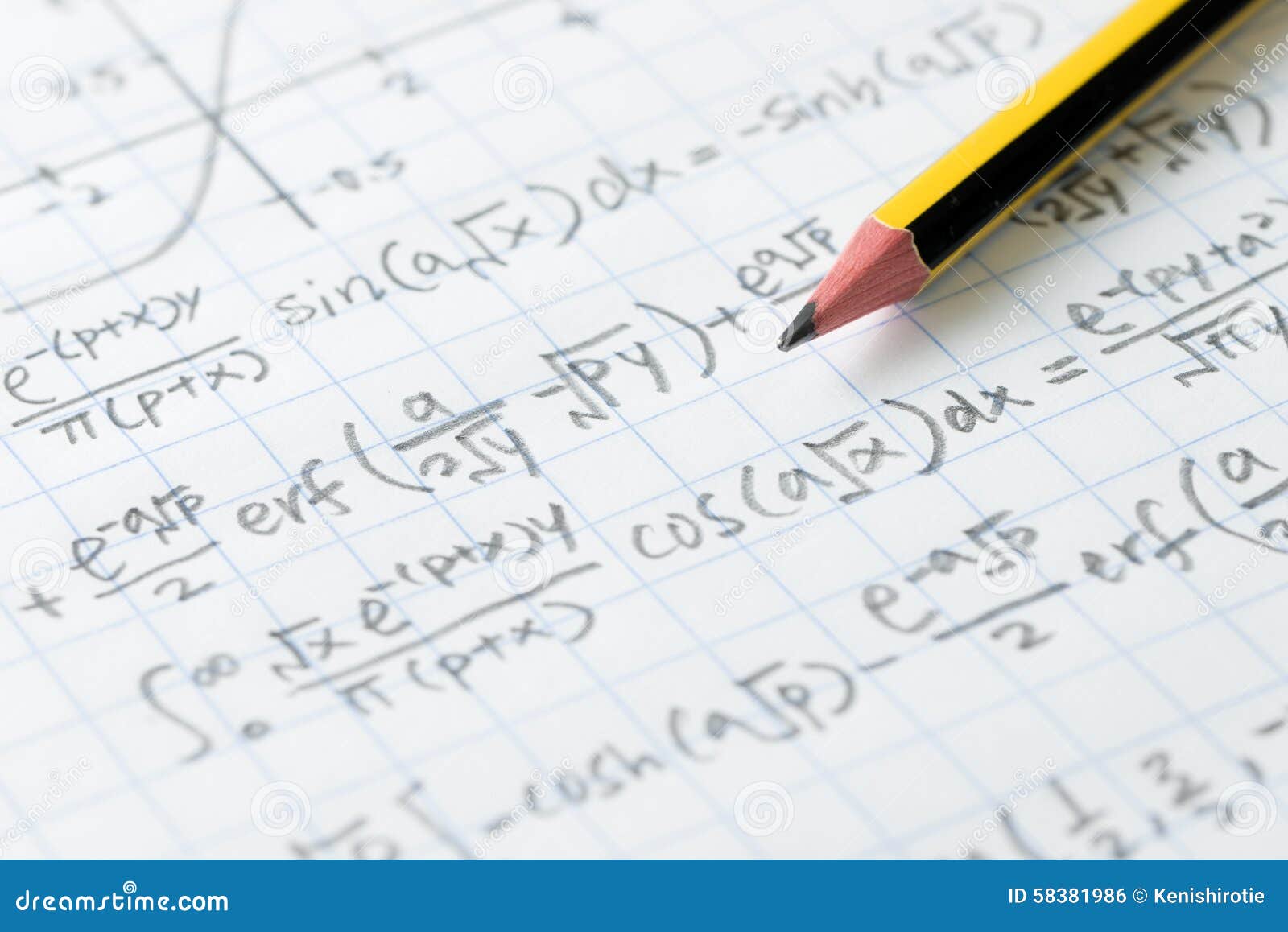 Mathematics and Engineering Formula Stock Photo - Image of high, physic ...