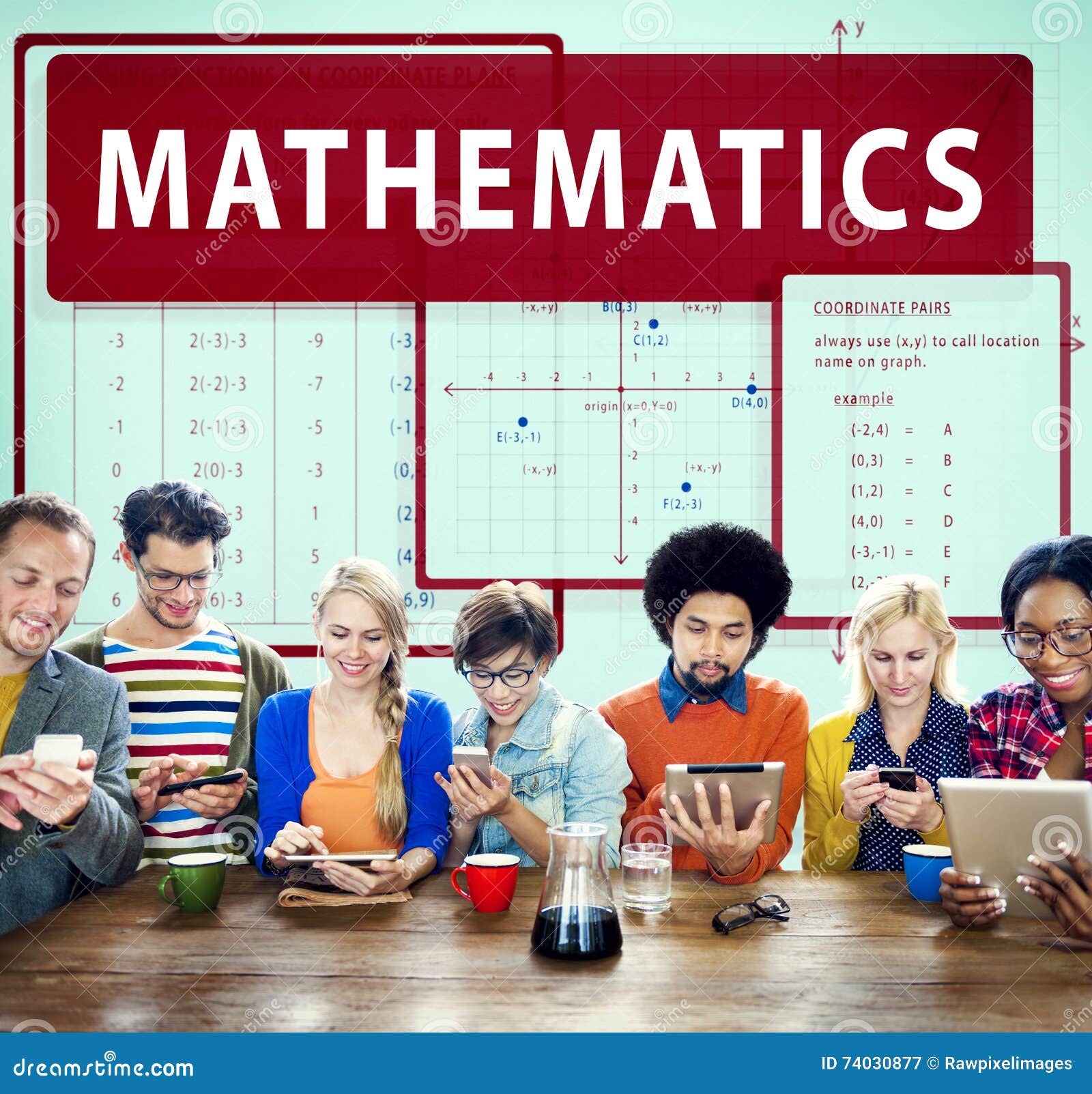 Mathematics Equation Calculate Algebra Function Concept Stock Image ...