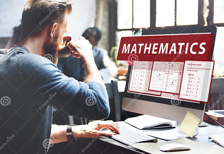 Mathematics Equation Calculate Algebra Function Concept Stock Image ...