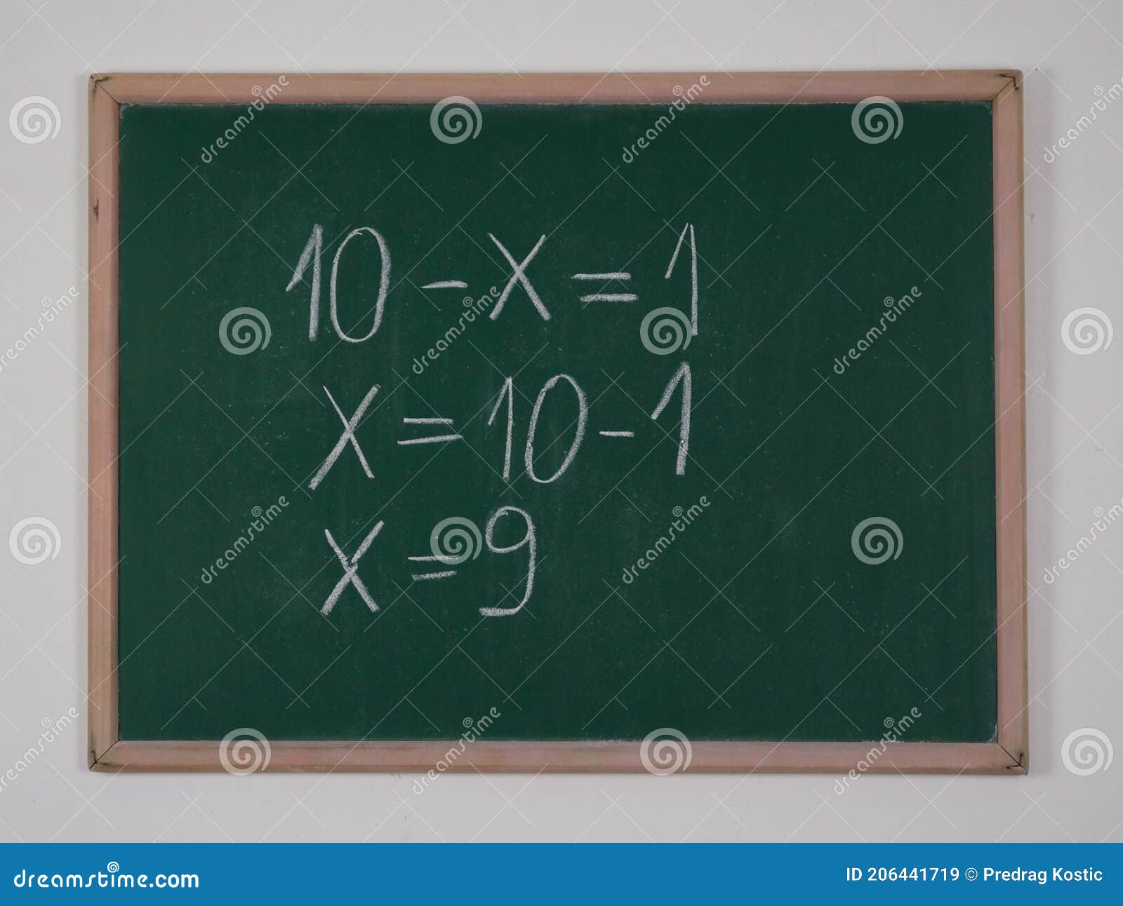 Mathematics. stock image. Image of school, correct, written - 206441719