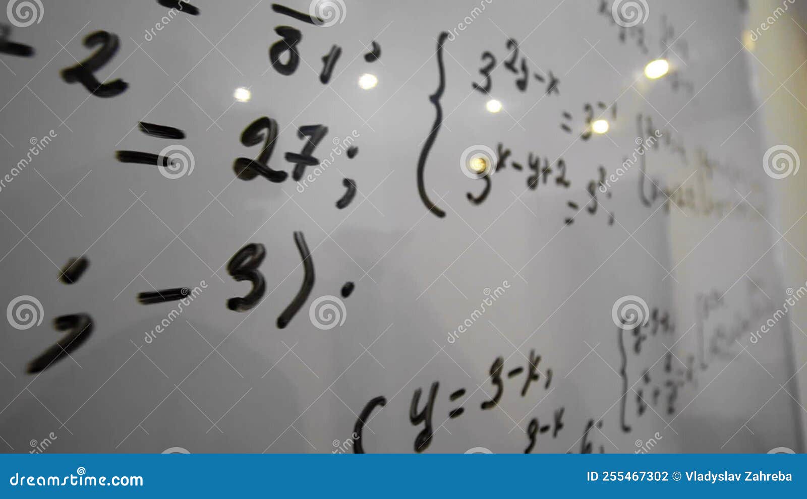 Mathematics Equation on Whiteboard. Math Algebra Lessons, Education ...