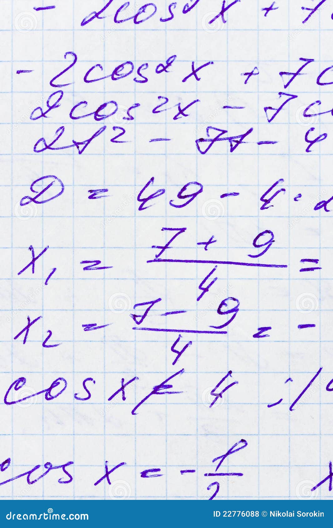 Mathematics formula stock photo. Image of algebra, engineering - 22776088