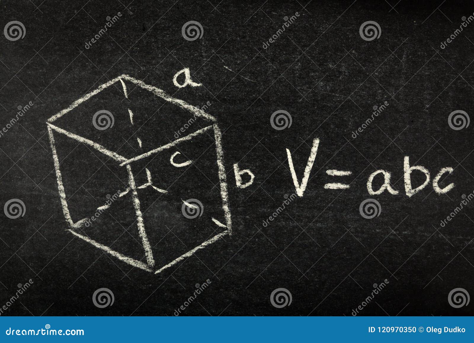 Mathematics Formula on Blackboard Stock Photo - Image of education ...