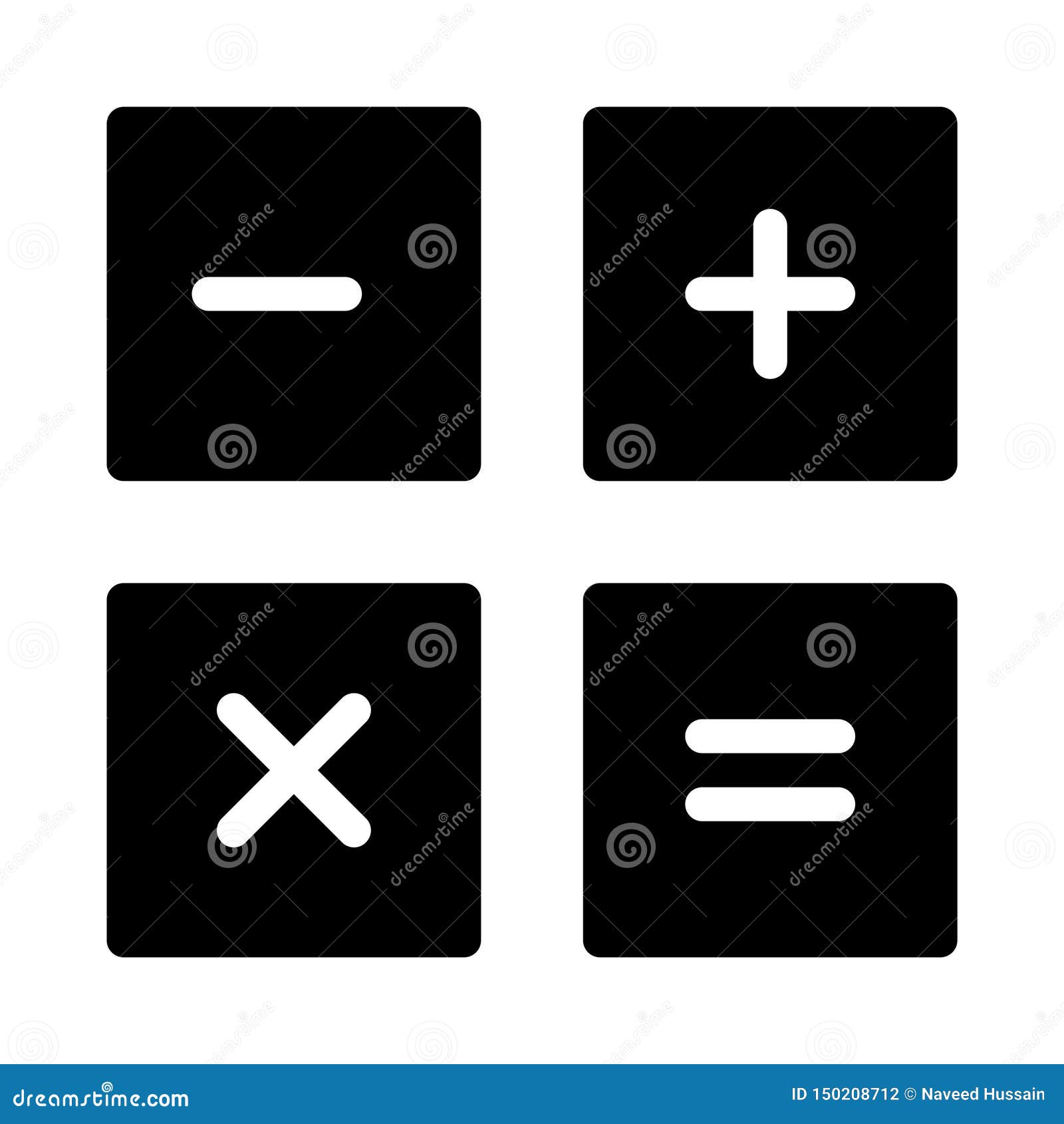 Mathematics Glyph Flat Vector Icon Stock Vector - Illustration of ...