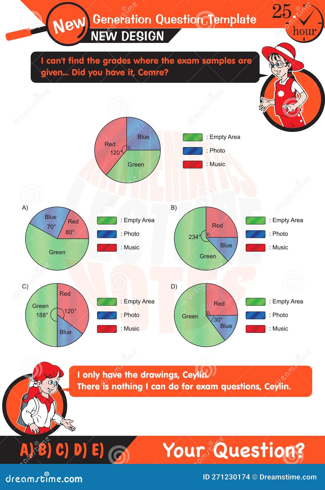 Mathematics, Graph Questions, Column, Circle, Line, Pie Chart, Next ...