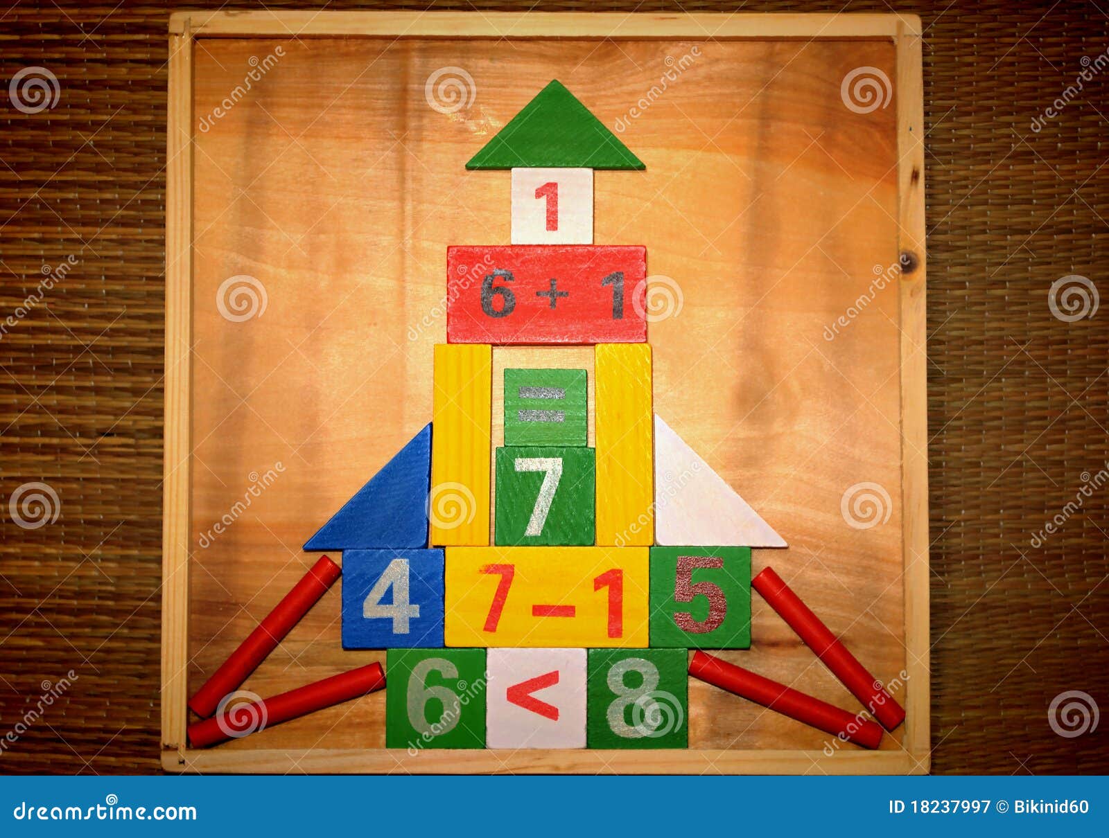 Mathematics house stock image. Image of play, learning - 18237997