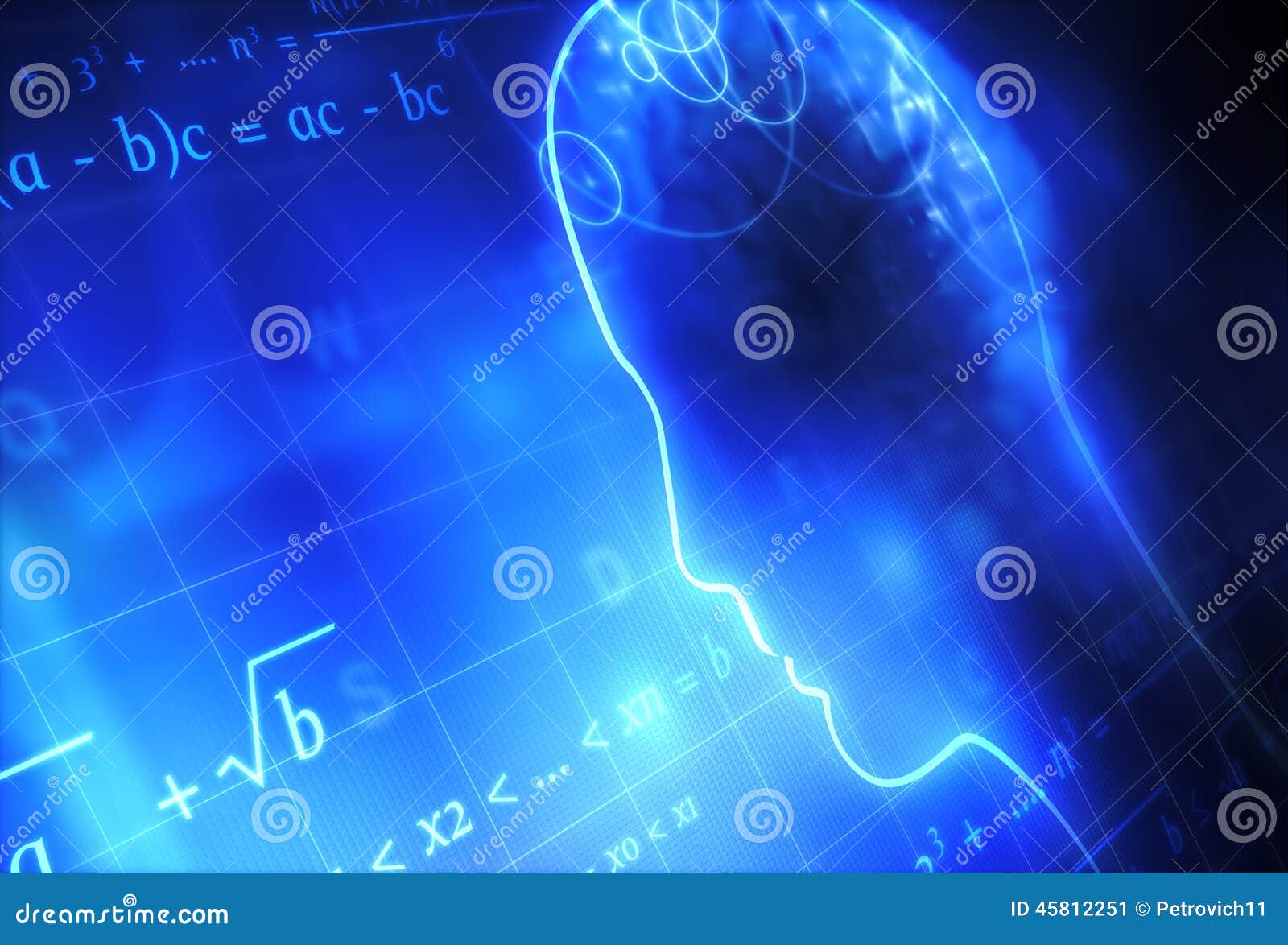 Mathematics stock illustration. Illustration of scientific - 45812251