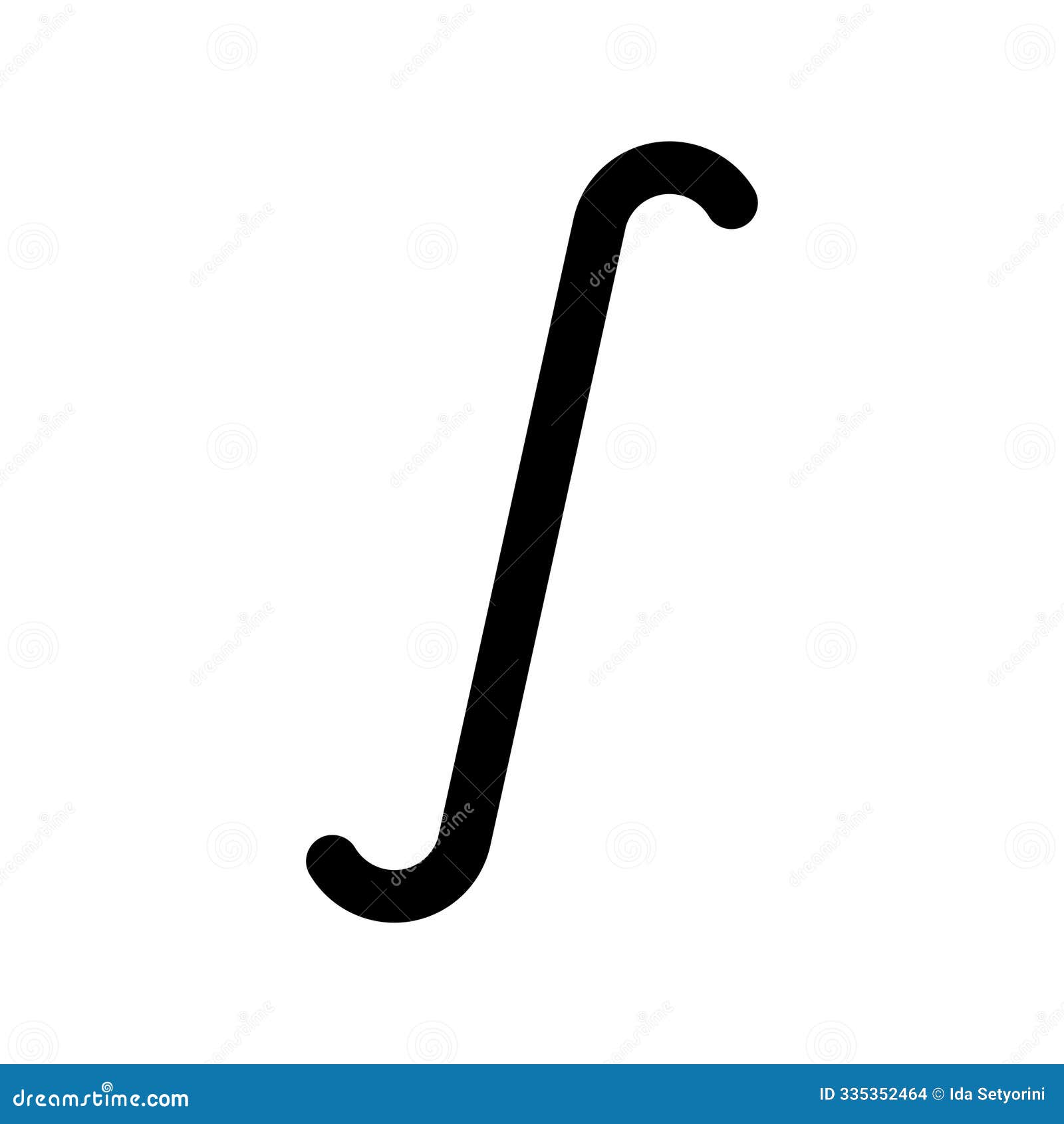 Mathematics Integral Symbol Icon Stock Illustration | CartoonDealer.com ...