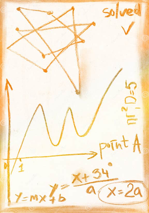 Mathematics Lettering Artistic Notes, Maths Problem Solving Student ...