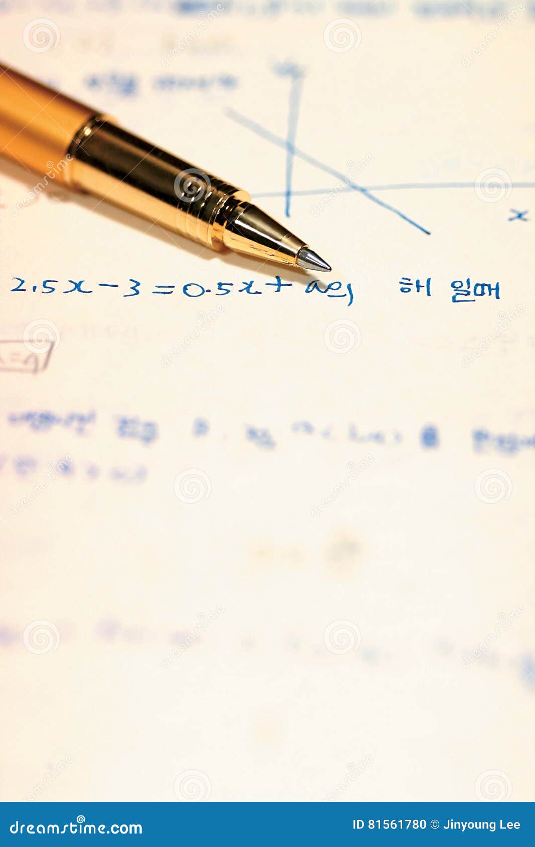 Mathematics stock photo. Image of writing, mathematics - 81561780