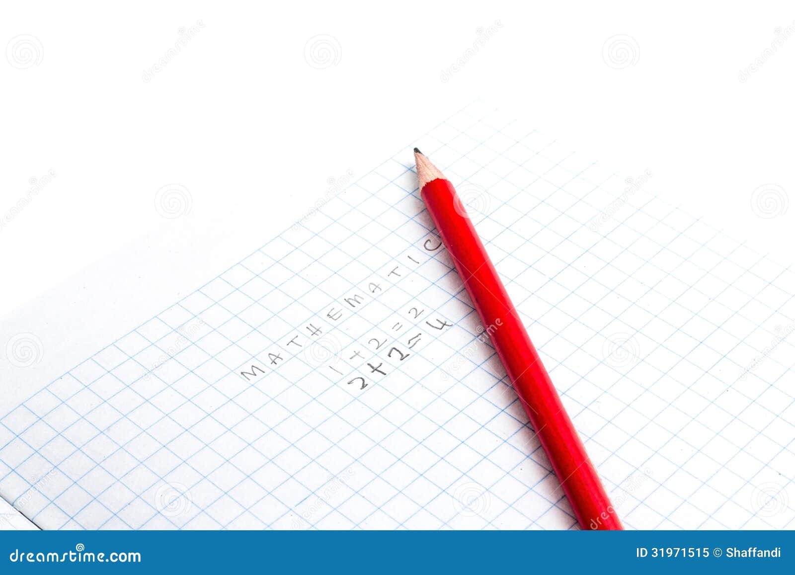 Mathematics with pencil stock image. Image of pencil - 31971515