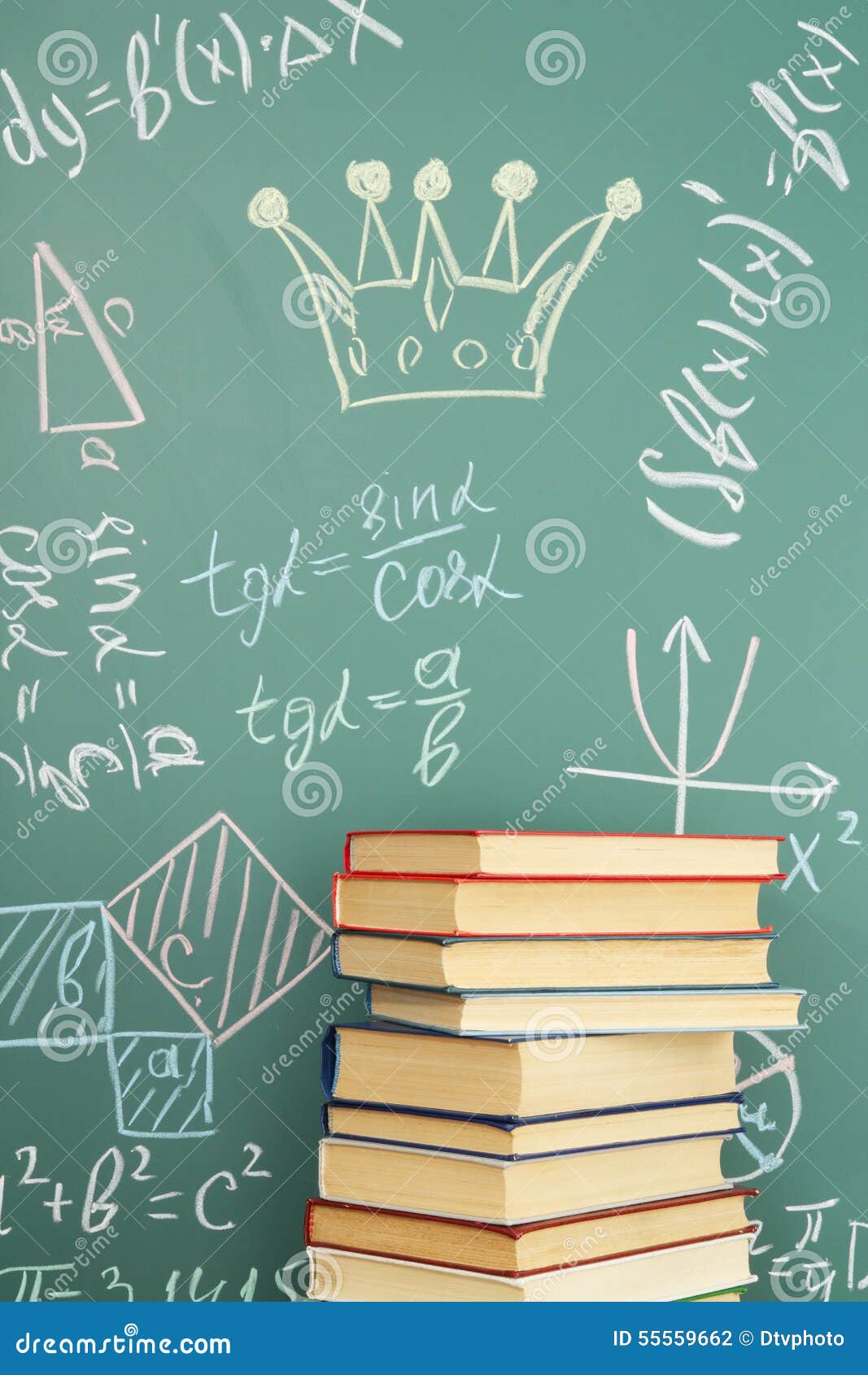 Mathematics is the Queen of Sciences Stock Photo - Image of development ...