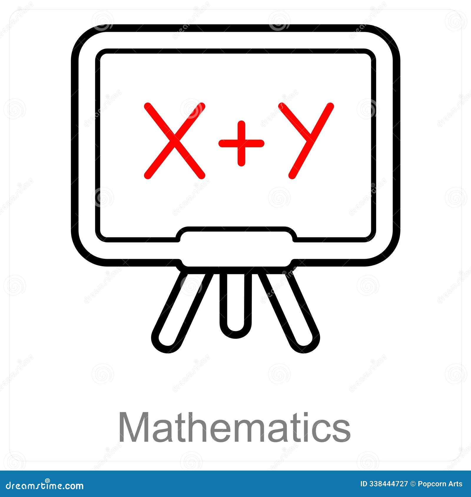 Mathematics stock illustration. Illustration of math - 338444727