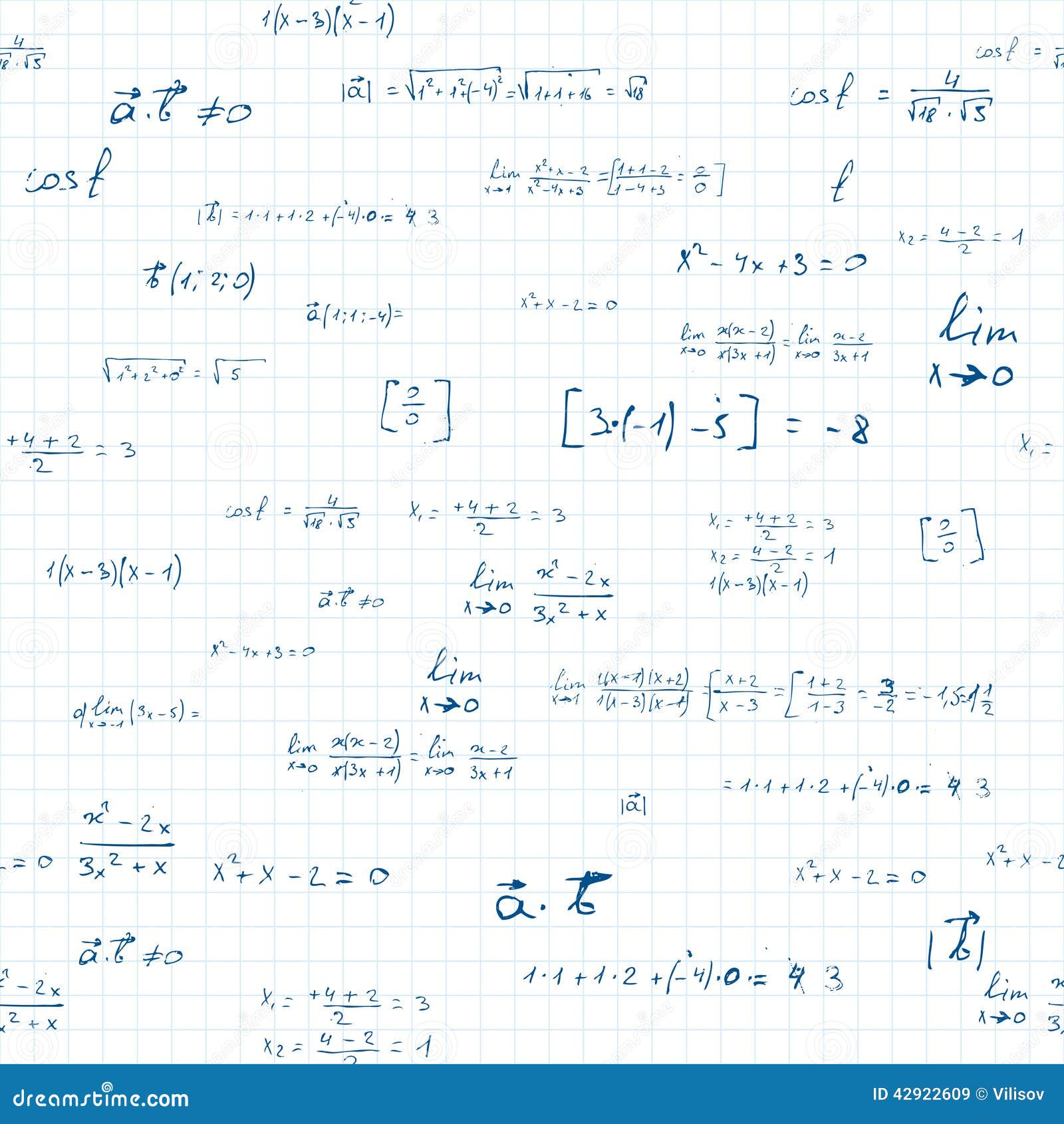 Mathematics stock vector. Illustration of equation, math - 42922609