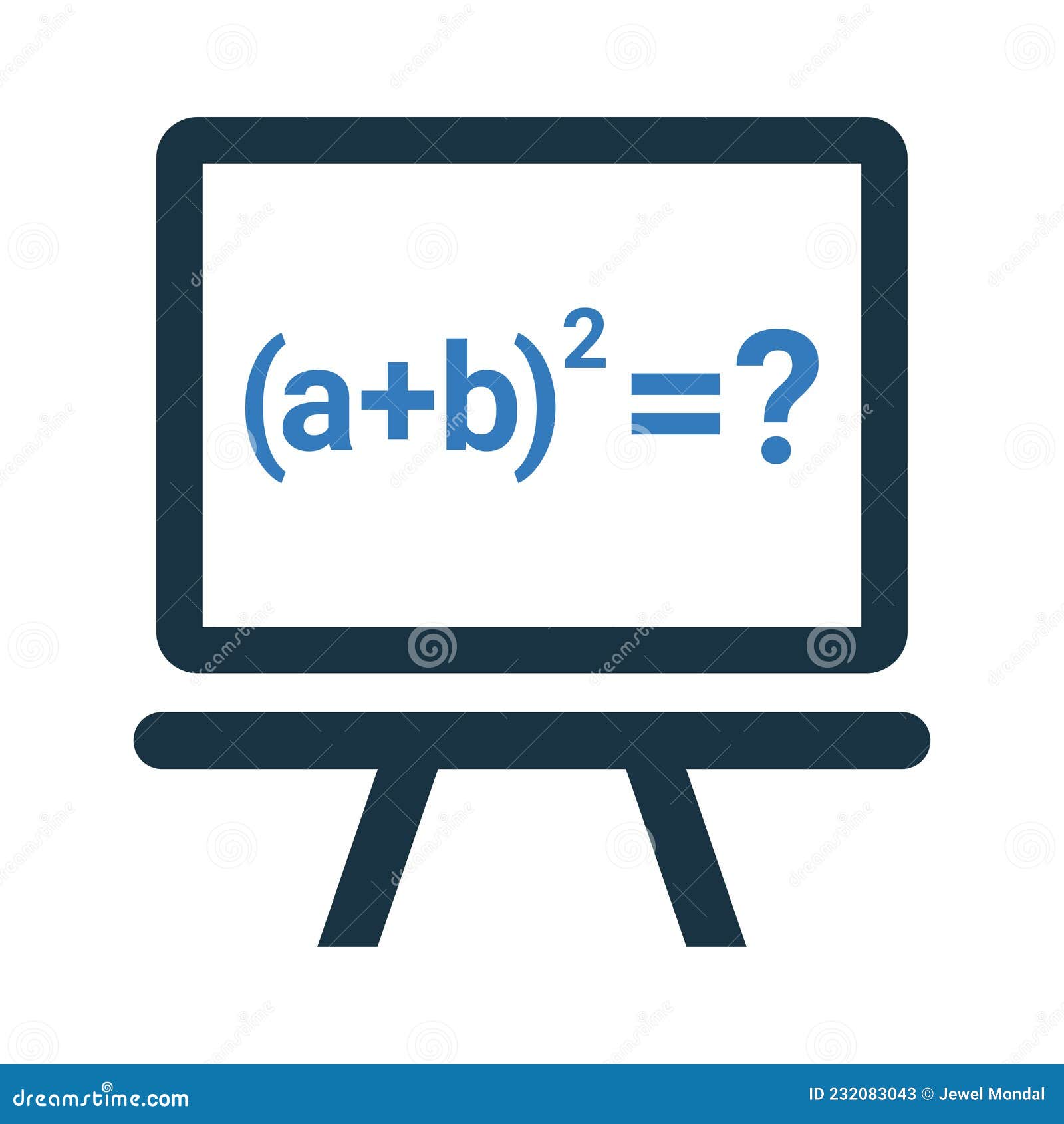 Mathematics, Solution, Concept Icon. Editable Vector Graphics Stock ...