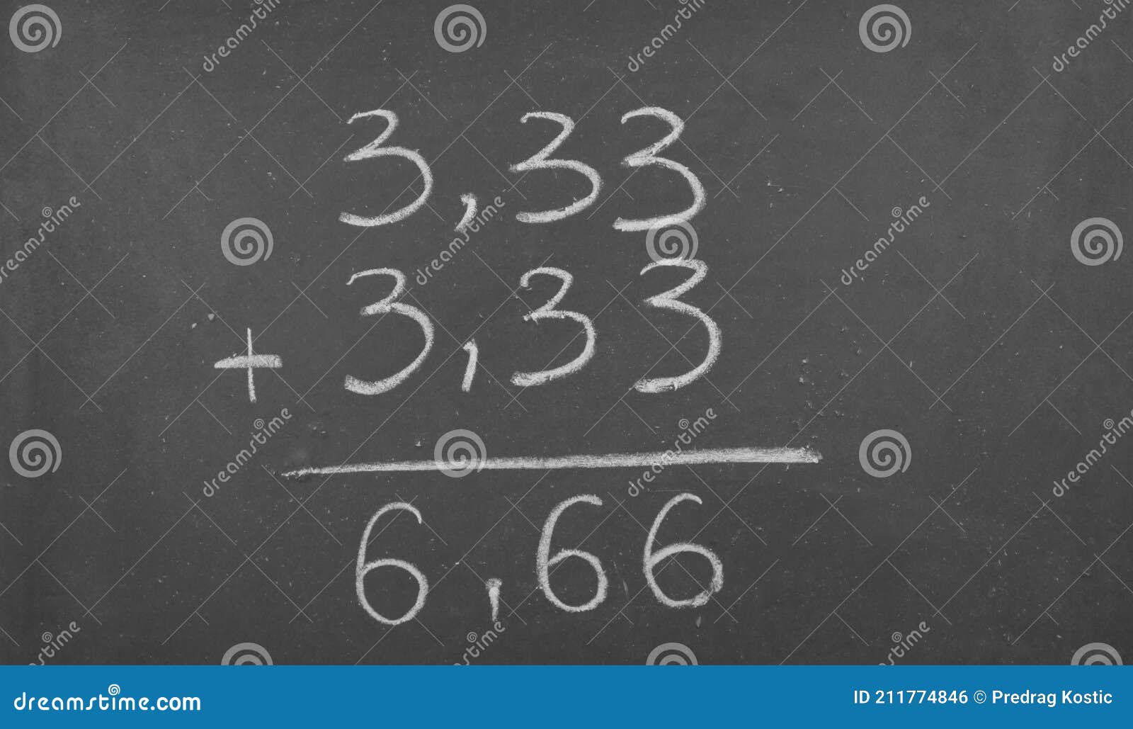 Mathematics task stock photo. Image of apple, black - 211774846