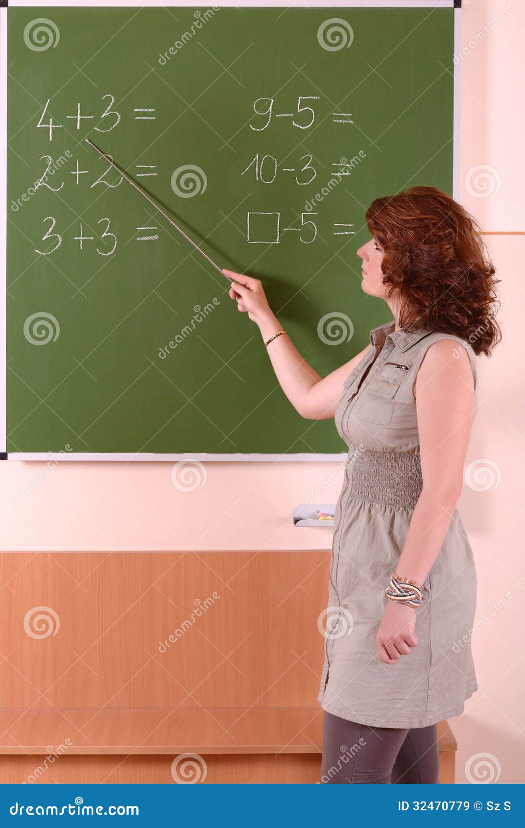 Mathematics teacher stock image. Image of mathematical - 32470779