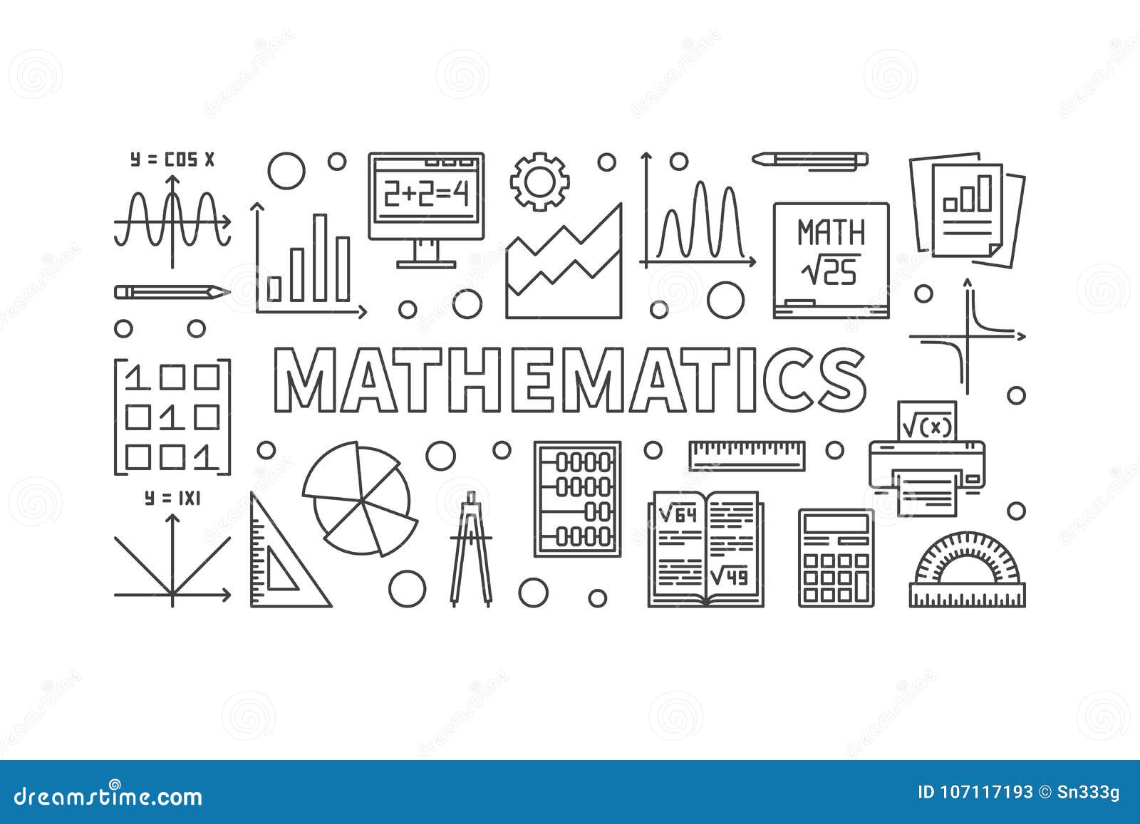 Mathematics Vector Icons 6 Royalty-Free Stock Image | CartoonDealer.com ...