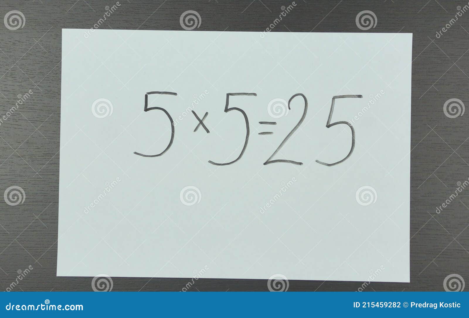 Mathematics on a White Background Stock Photo - Image of document ...