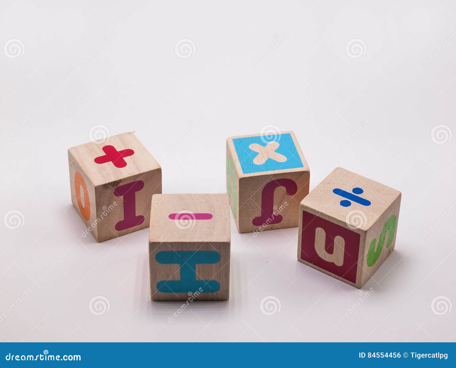 Mathematics wooden cube stock photo. Image of count, cube - 84554456