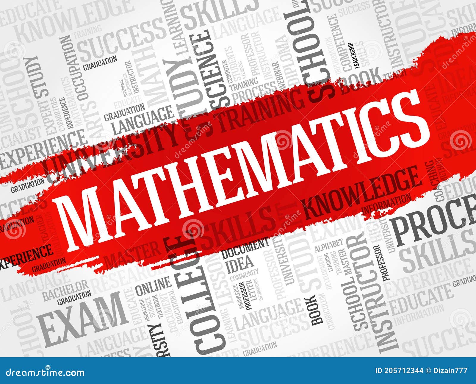 Mathematics word cloud stock illustration. Illustration of numbers ...