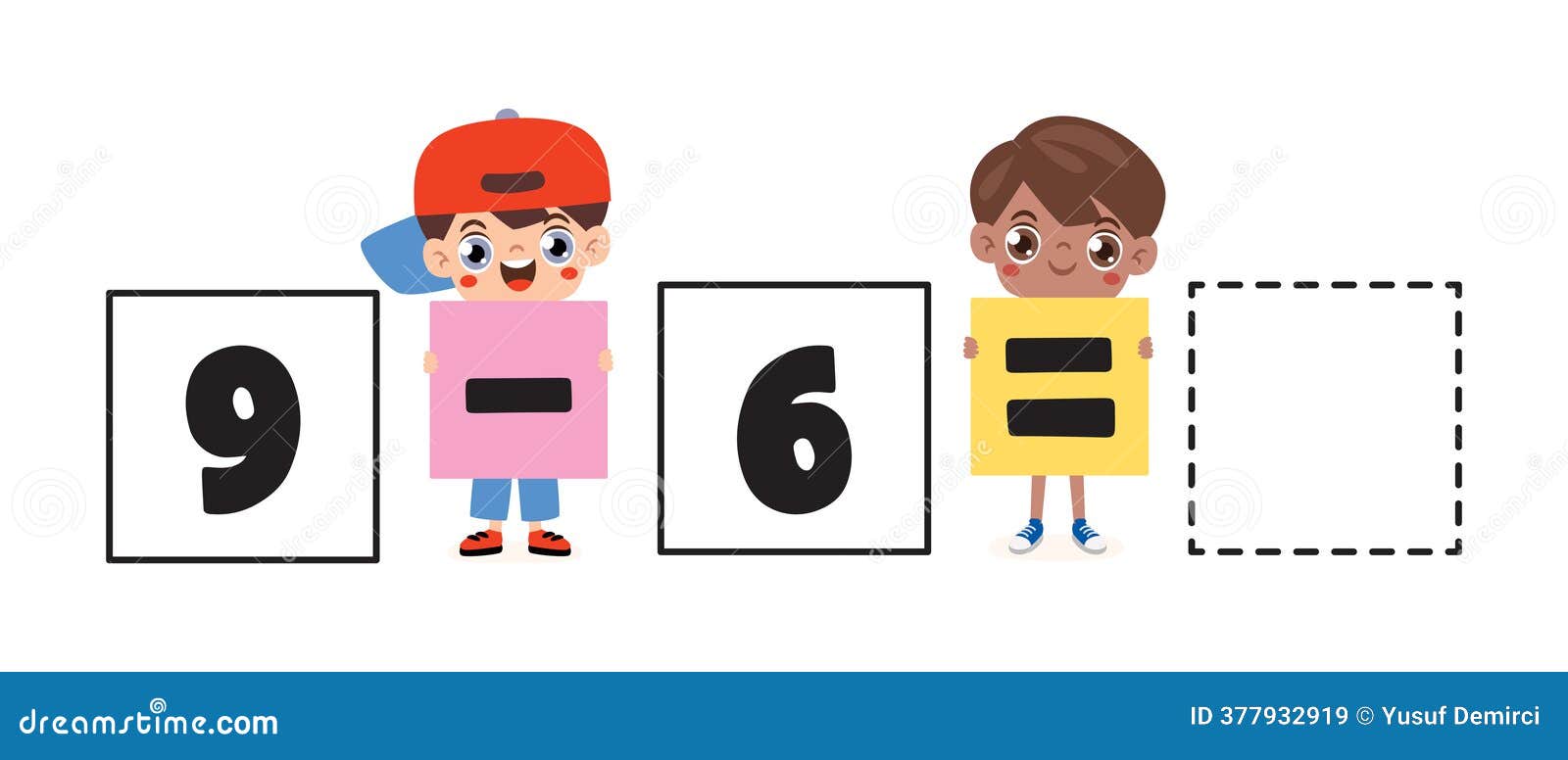 Mathematics Worksheet For Four Operations Royalty-Free Stock ...