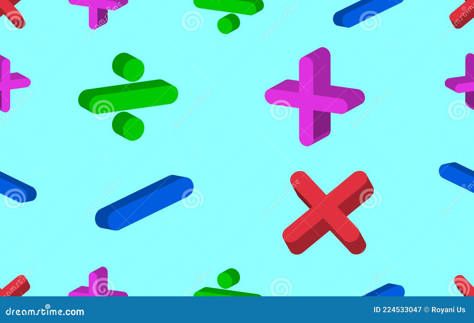 Mathematics Themed Pastel Vector Frame For Worksheets And Arithmetic ...