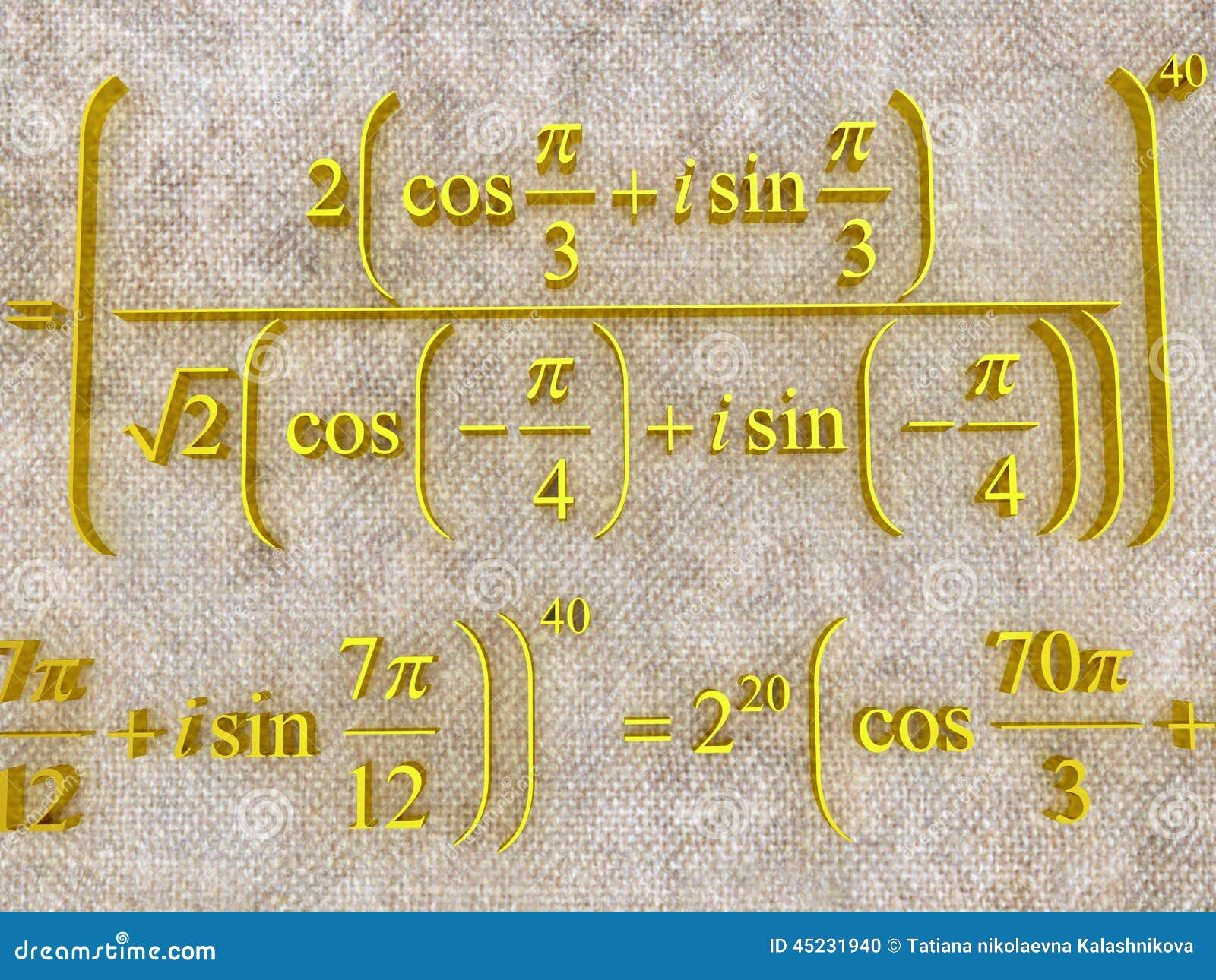 Mathematische Formeln stock abbildung. Illustration von wissenschaft ...