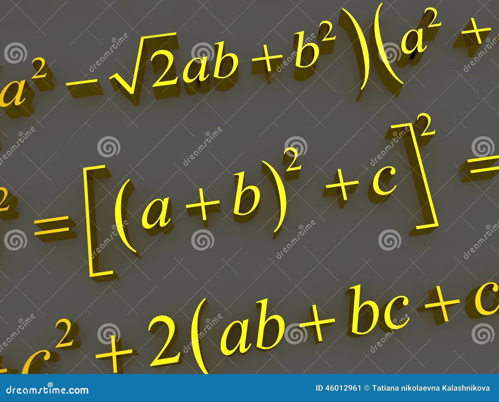 Mathematische Formeln stock abbildung. Illustration von technologie ...
