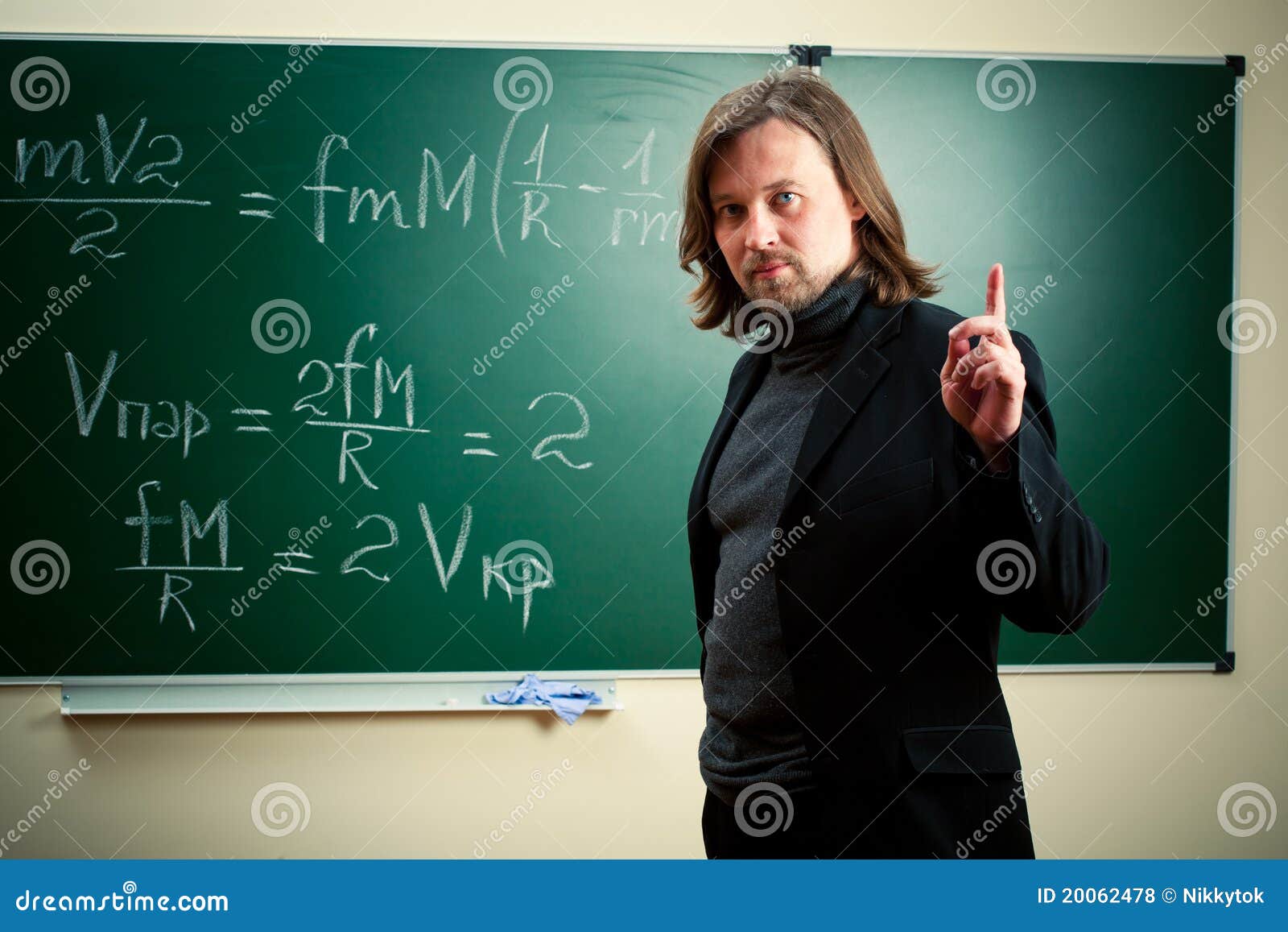 Matheprofessor stockfoto. Bild von physik, attraktiv - 20062478