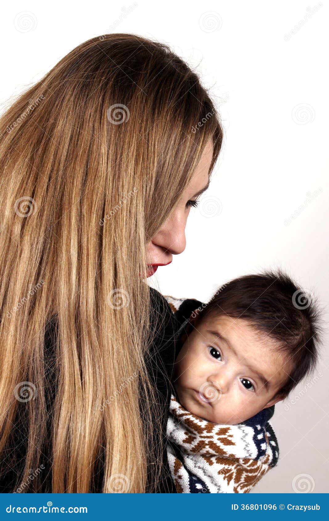 Mather and Son stock photo. Image of love, little, caucasian - 36801096