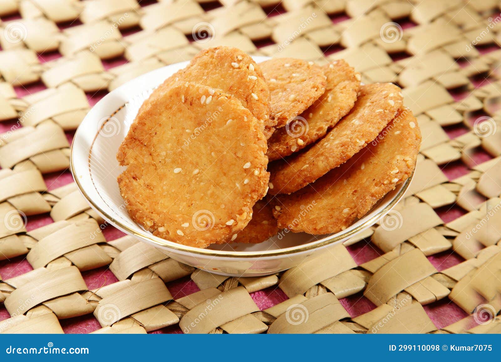 Mathi or Sweet Mathari or Til Atta Mathri Stock Photo - Image of atta ...