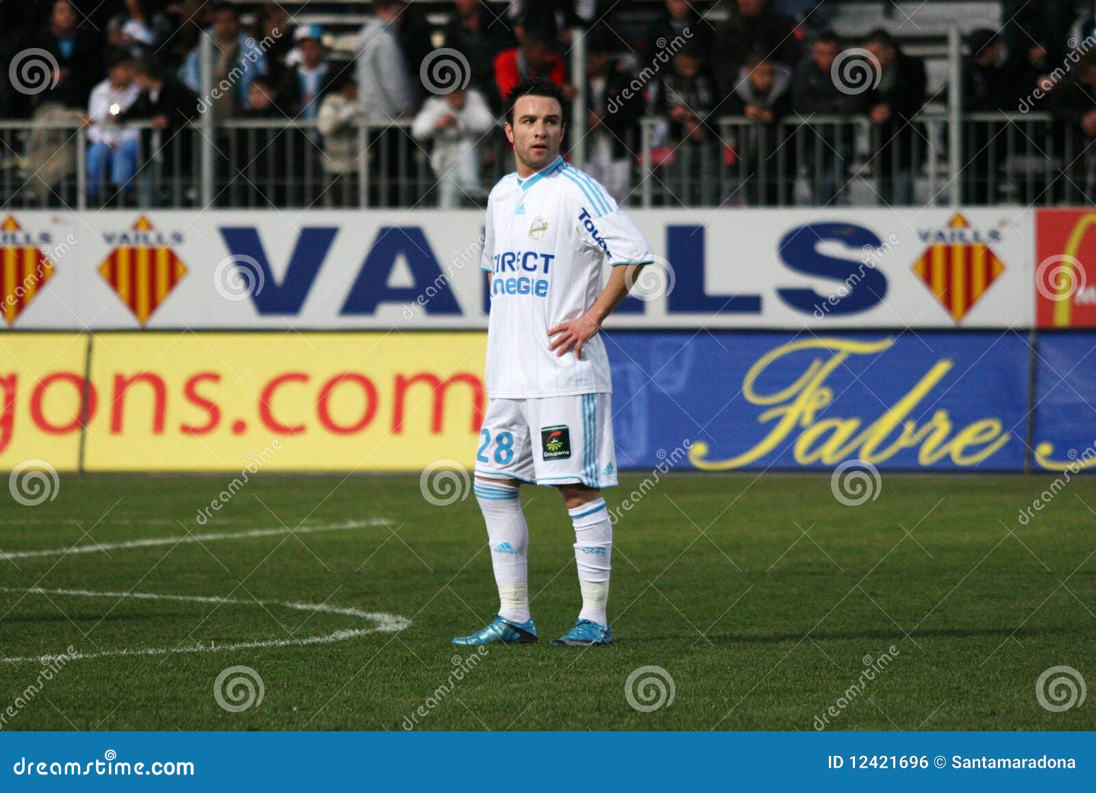 Mathieu Valbuena of Olympique De Marseille Editorial Photo - Image of ...