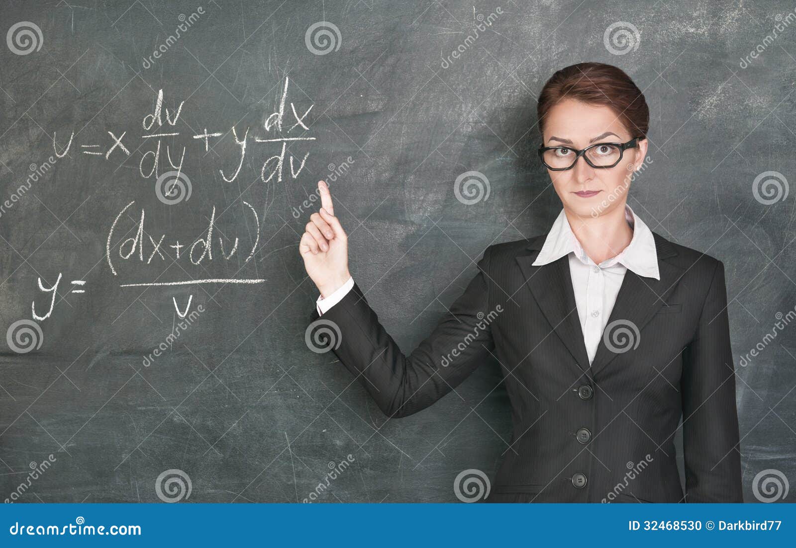 Maths De Enseignement De Professeur De Femme Photo stock - Image du ...