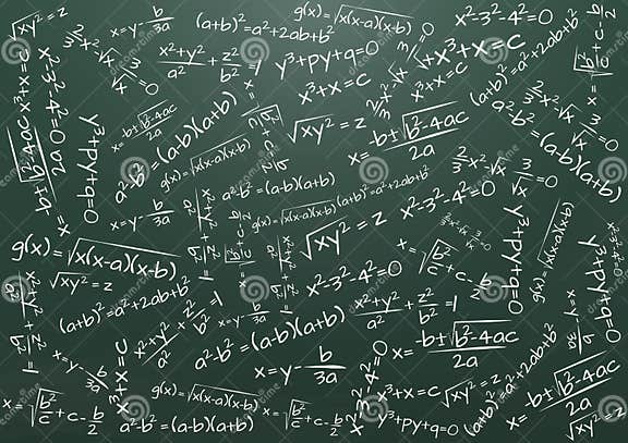 Maths de formule illustration de vecteur. Illustration du scientifique ...