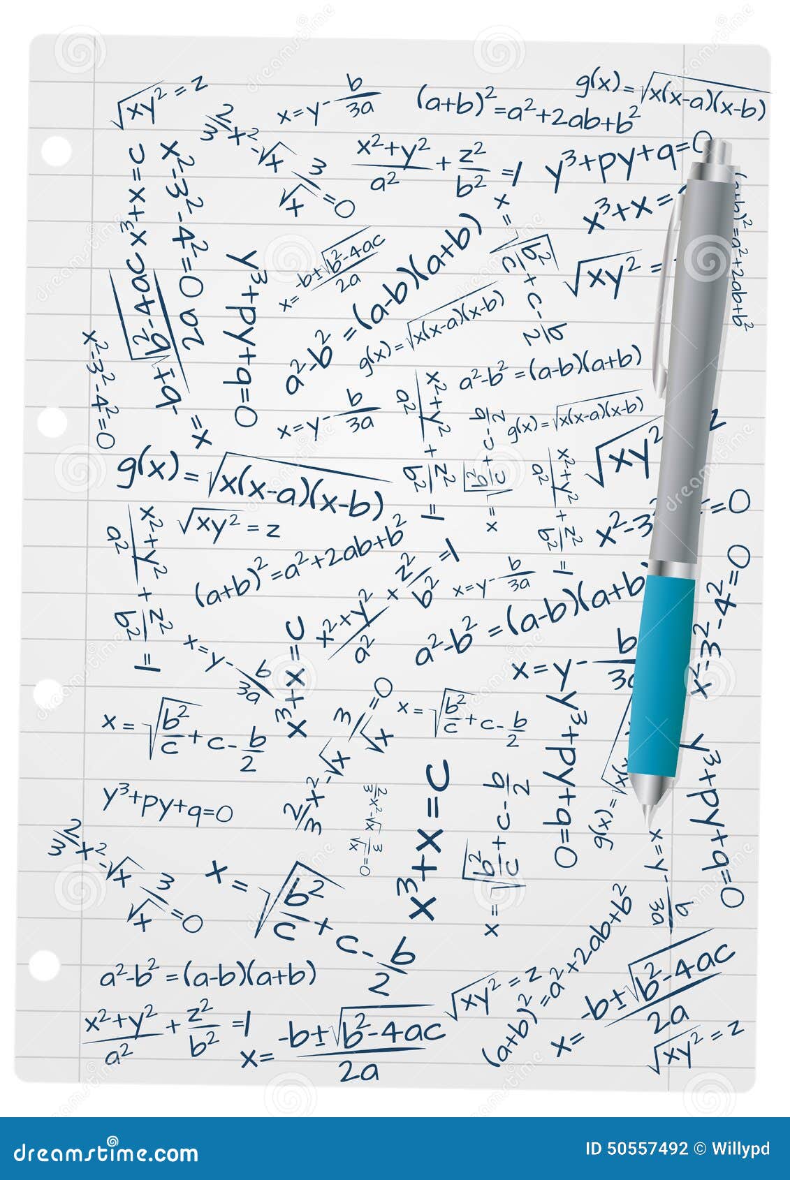 Maths de formule illustration de vecteur. Illustration du affaires ...