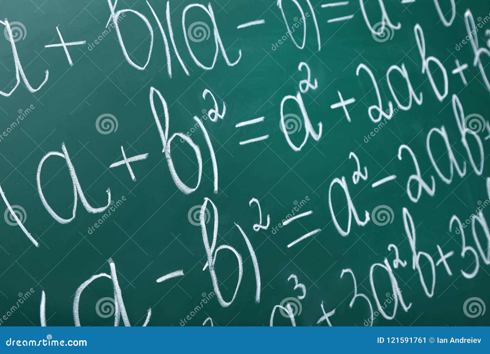 Maths formulas stock image. Image of chalkboard, lecture - 121591761