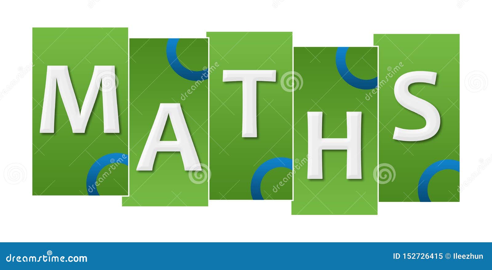 Maths Green Blue Stripes Rings Stock Illustration - Illustration of ...